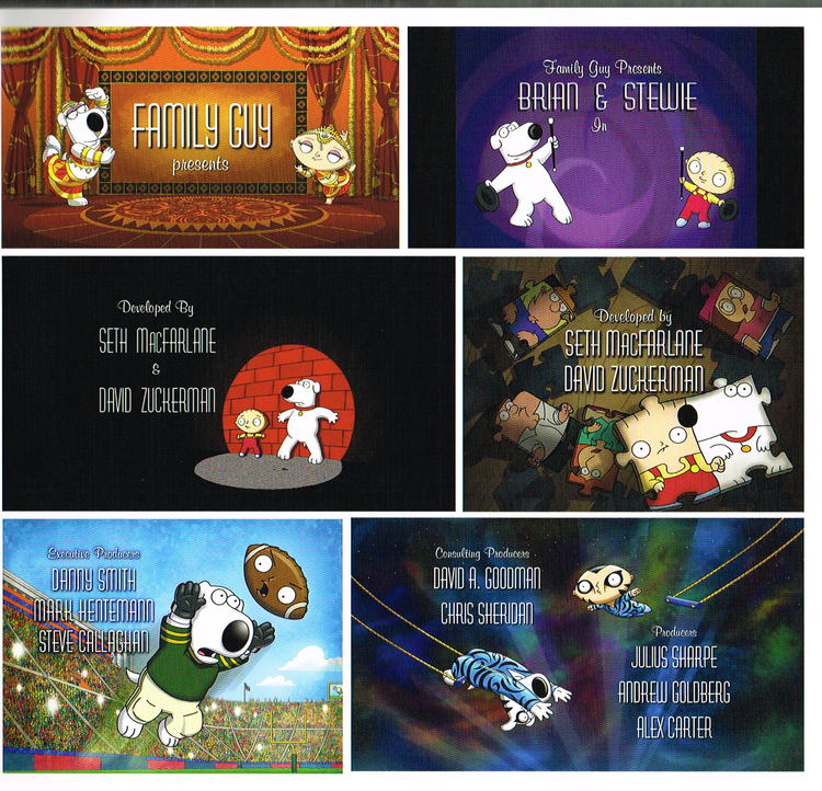 Family Guy Title Cards — Art & Animation
