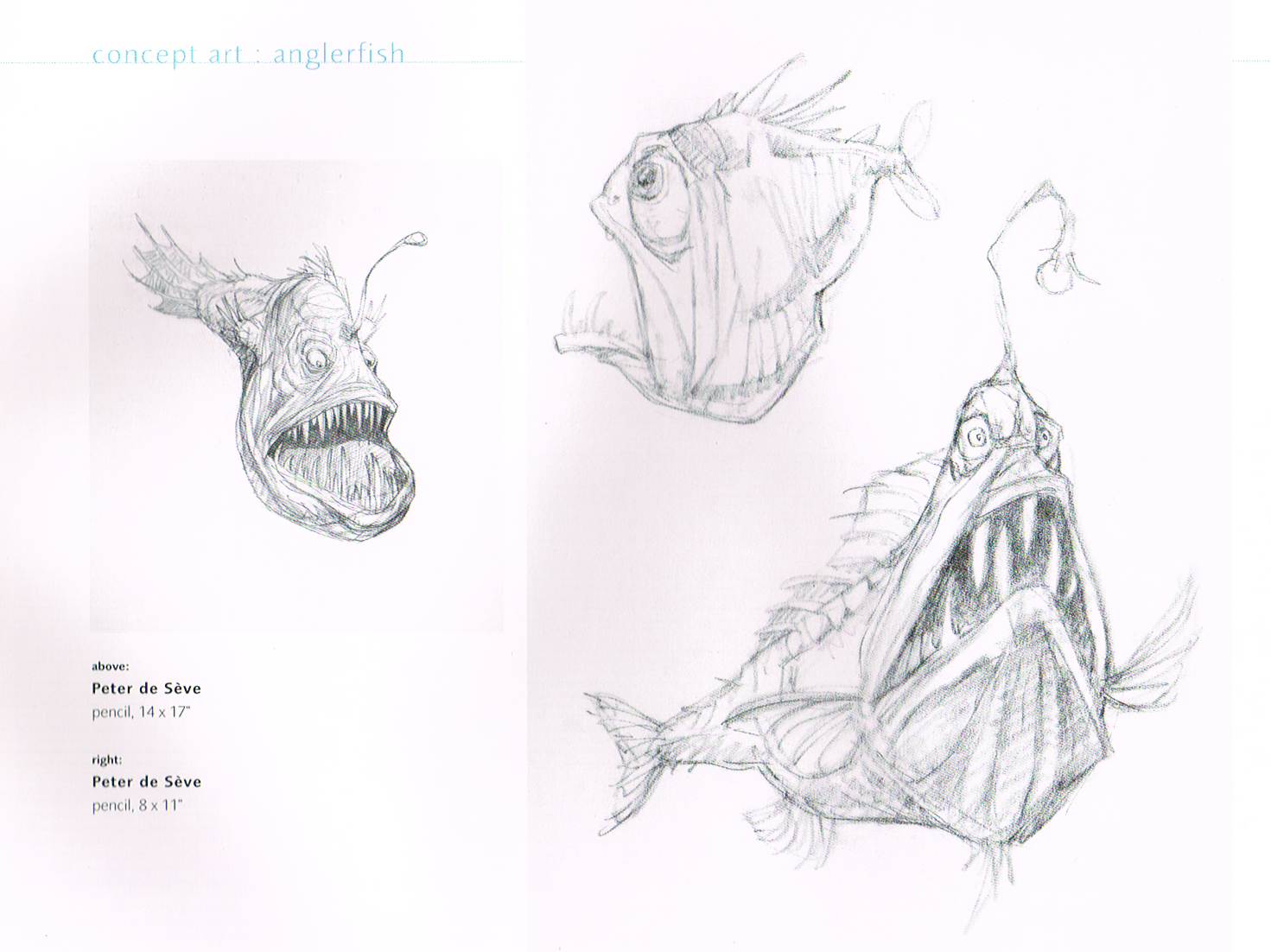 Angler Fish, Art From Finding Nemo — Art & Animation