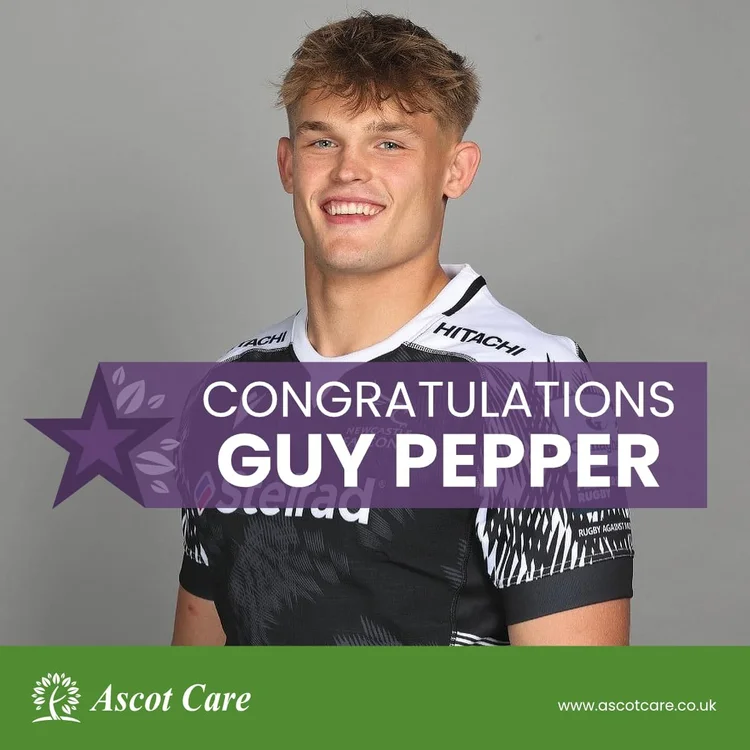 Ascot Care cheers for rising rugby star Guy Pepper — Ascot Care