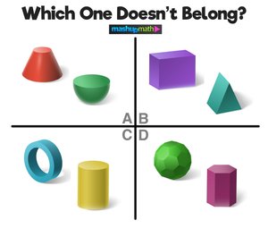 Which One Doesn't Belong? Free Math Activities for Grades 1-8 — Mashup Math