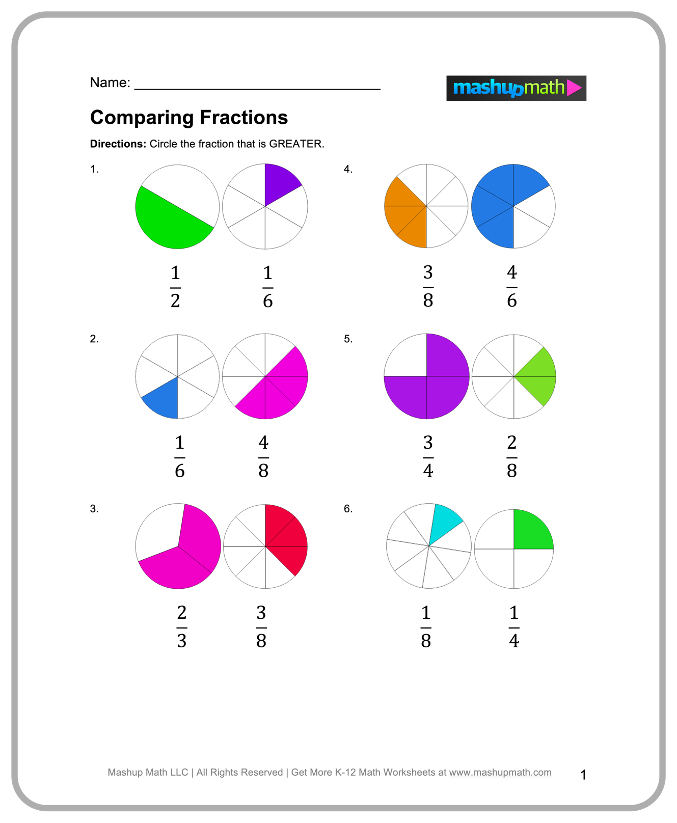 Free 3rd Grade Math Worksheets—Printable w/ Answers — Mashup Math