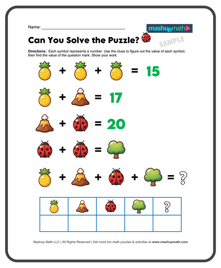 Puzzles — Mashup Math