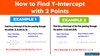 How to Find Y Intercept with 2 Points—Step-by-Step — Mashup Math
