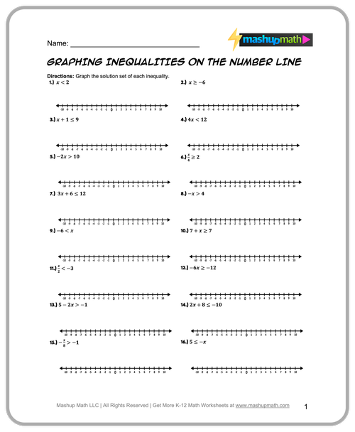 Free 6th Grade Math Worksheets—Printable w/ Answers — Mashup Math