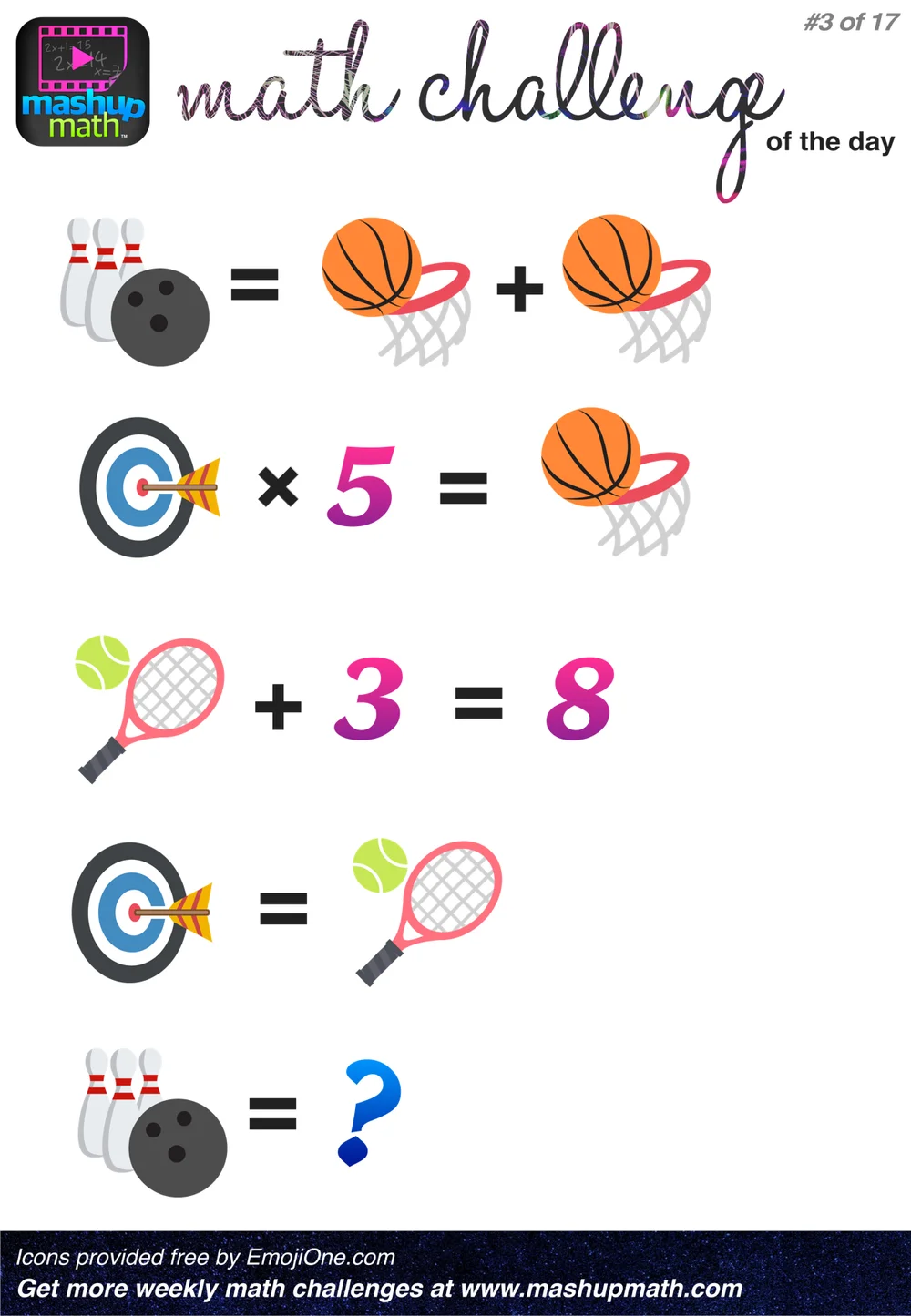 Are You Ready for 17 Awesome New Math Challenges? — Mashup Math