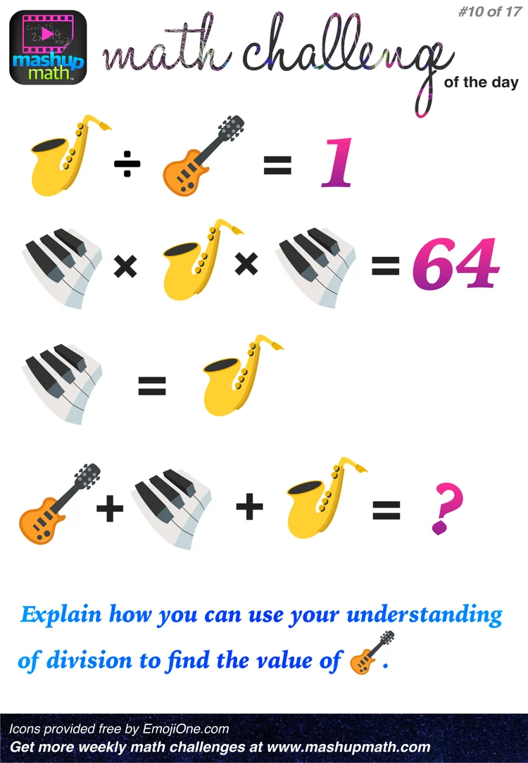 Are You Ready for 17 Awesome New Math Challenges? — Mashup Math