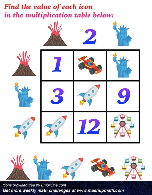 Free Math Puzzles for Middle School Students — Mashup Math