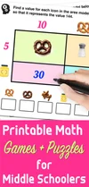 Free Math Puzzles for Middle School Students — Mashup Math