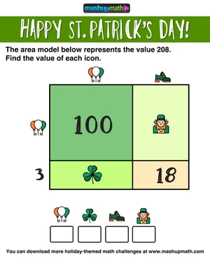 Are You Ready? 5 Free St Patricks Day Math Activities for Grades 3-8 ...