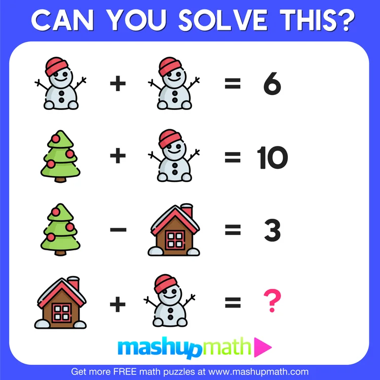 10 Free Christmas Math Activities for Your Kids — Mashup Math