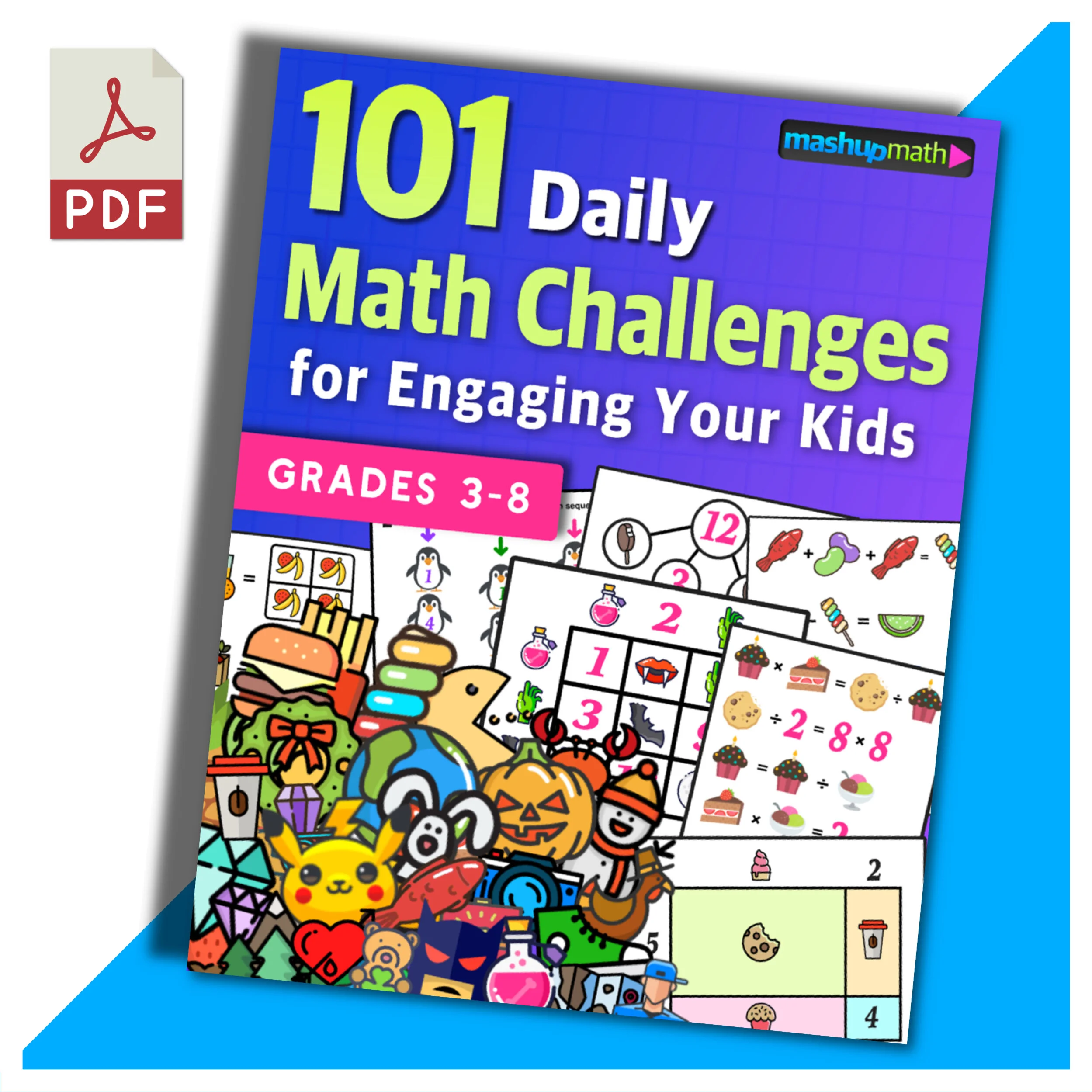 101 Math Challenges For Engaging Your Students Mashup Math