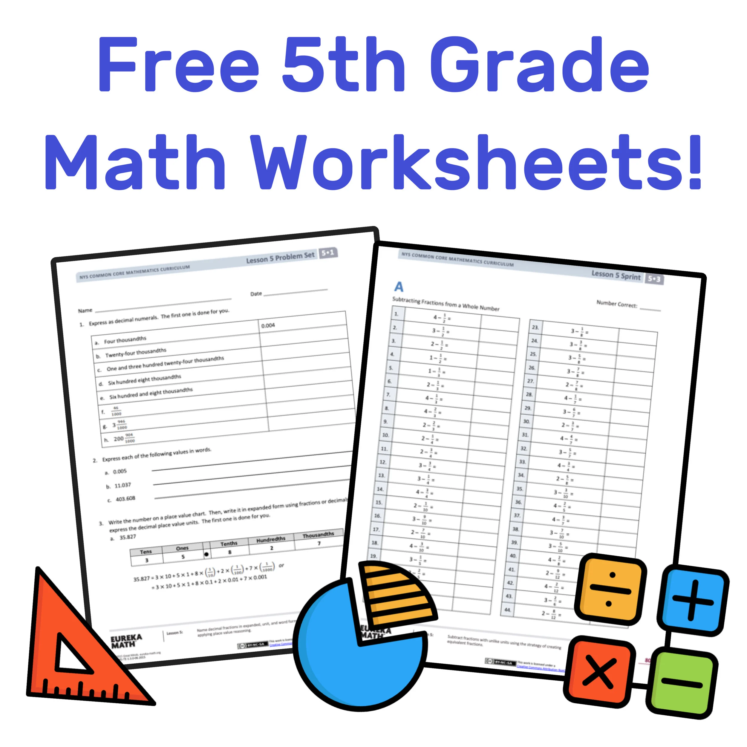 The Best Free 5th Grade Math Resources Complete List Mashup Math