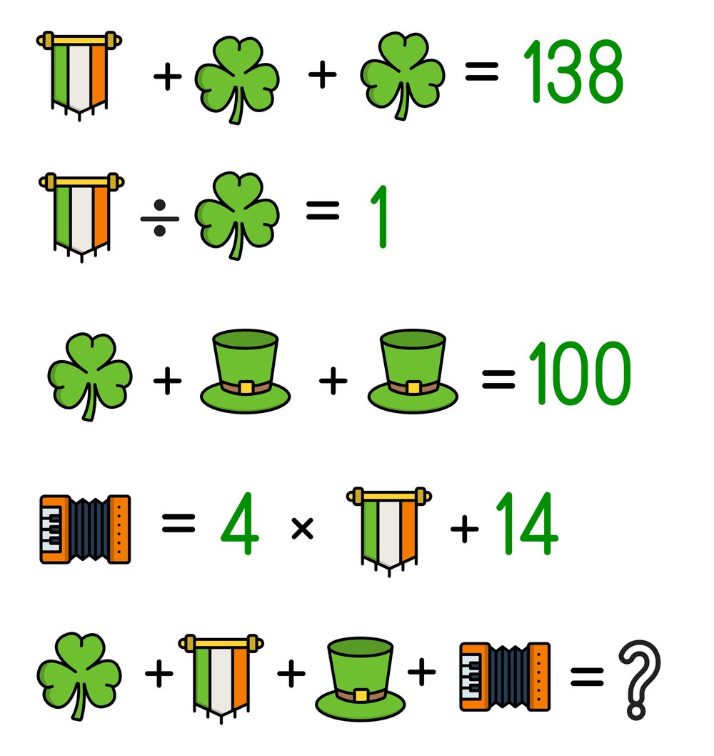 Free St. Patrick's Day Math Activities for Grades K-8 — Mashup Math