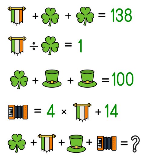 Free St. Patrick's Day Math Activities for Grades K-8 — Mashup Math