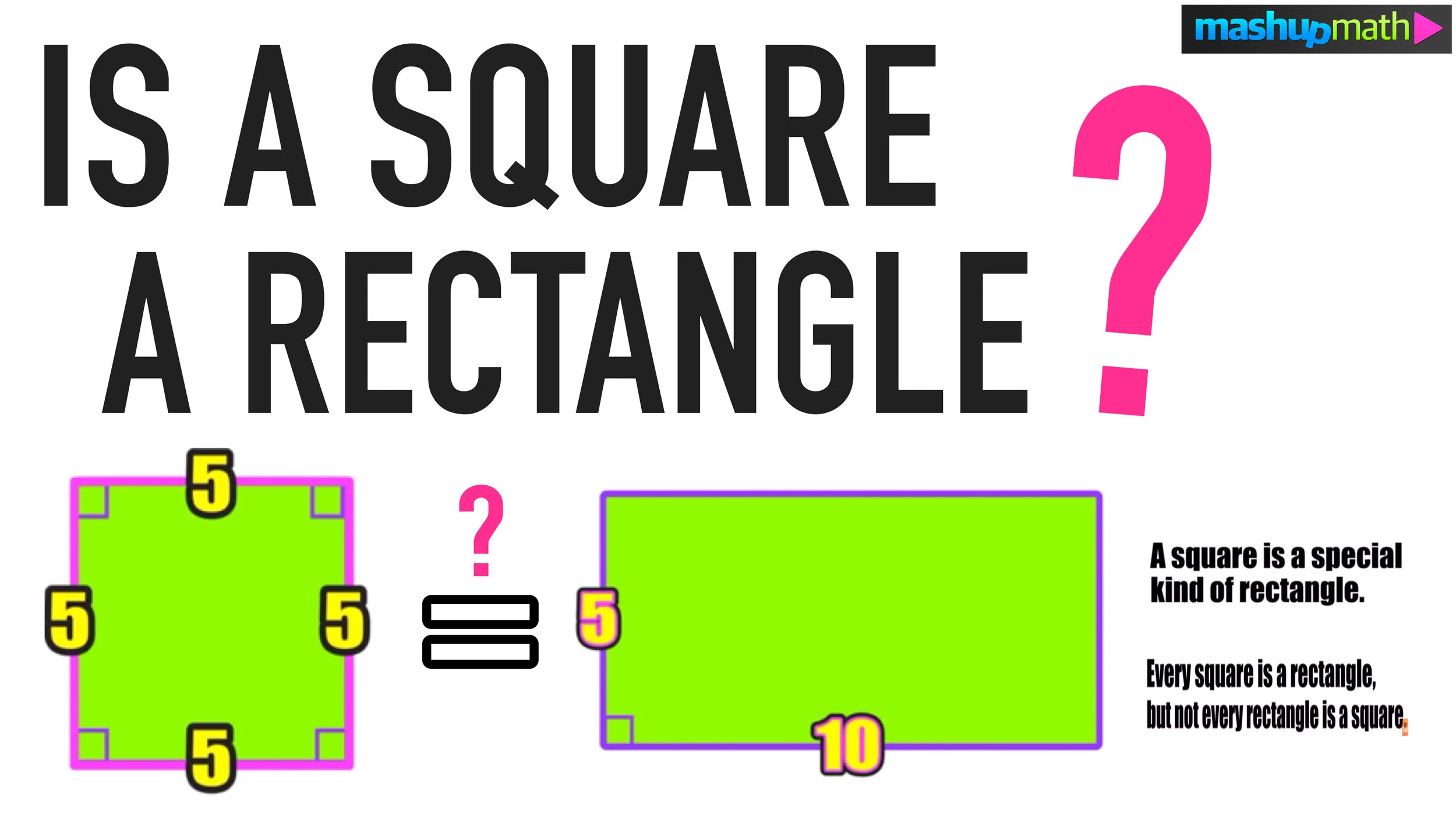 Difference Between Square And Rectangle: Definition, Examples – QUOMZR