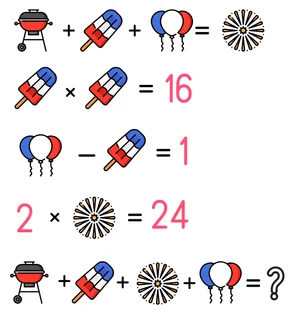 Free 4th of July Math Puzzles for Grades K-8 — Mashup Math