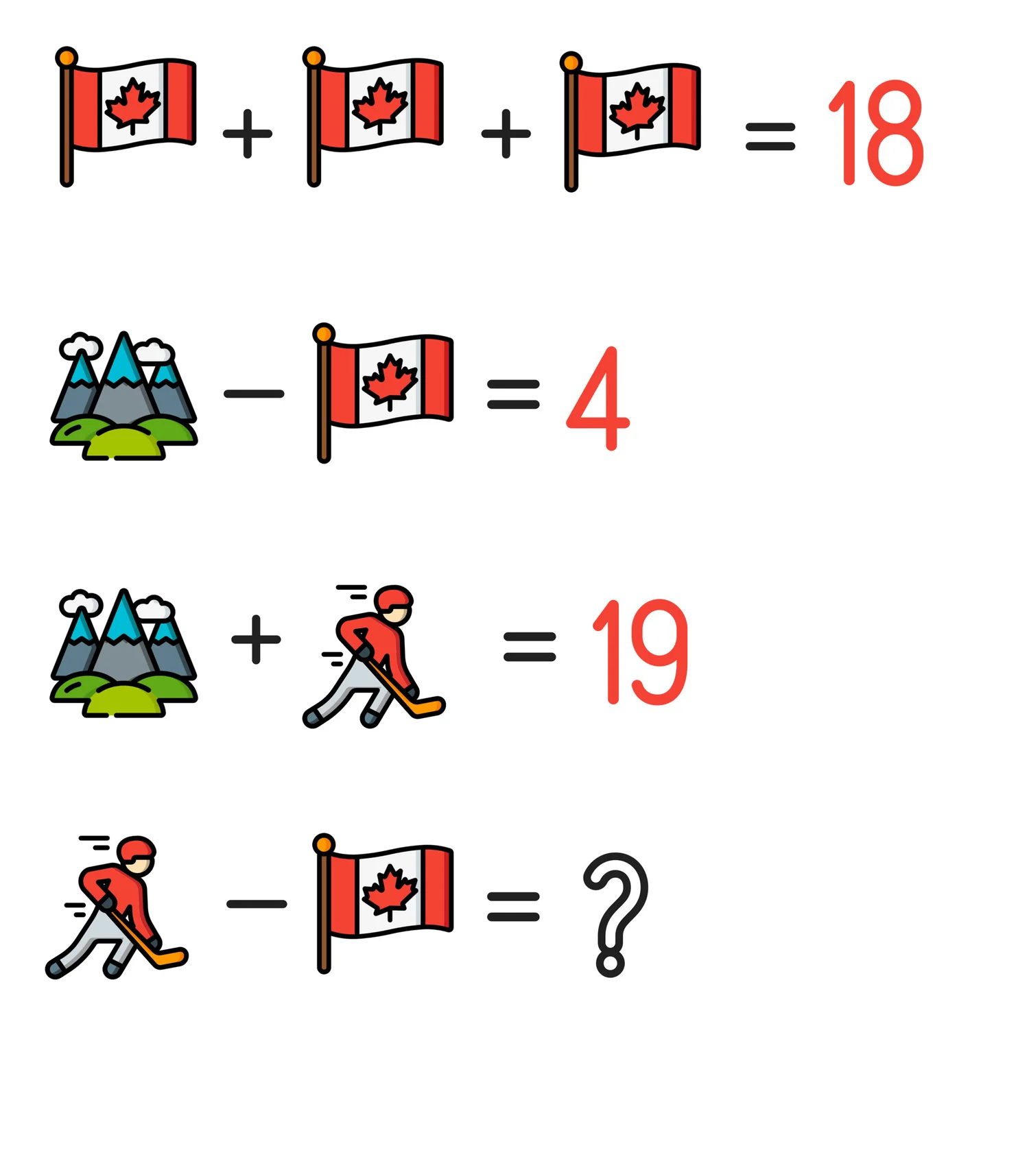 Free Canada Day Math Puzzles for Grades K-8 — Mashup Math