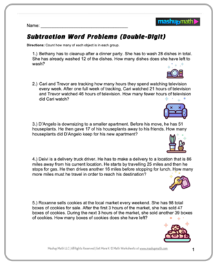 Free 3rd Grade Math Worksheets—Printable w/ Answers — Mashup Math