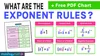 Free Exponent Rules Worksheets—Printable with Answers — Mashup Math