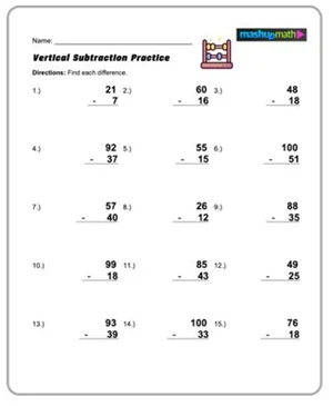 Free 3rd Grade Math Worksheets—Printable w/ Answers — Mashup Math