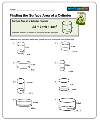 Free Geometry Worksheets—Printable w/ Answers — Mashup Math