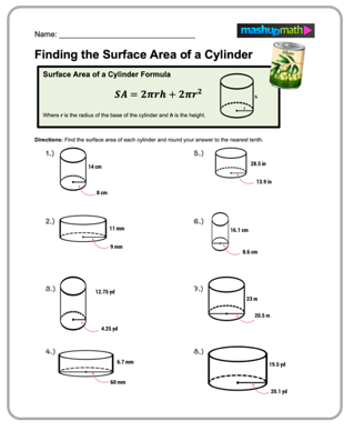 Free Geometry Worksheets—Printable w/ Answers — Mashup Math