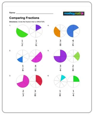 Free 4th Grade Math Worksheets—Printable — Mashup Math