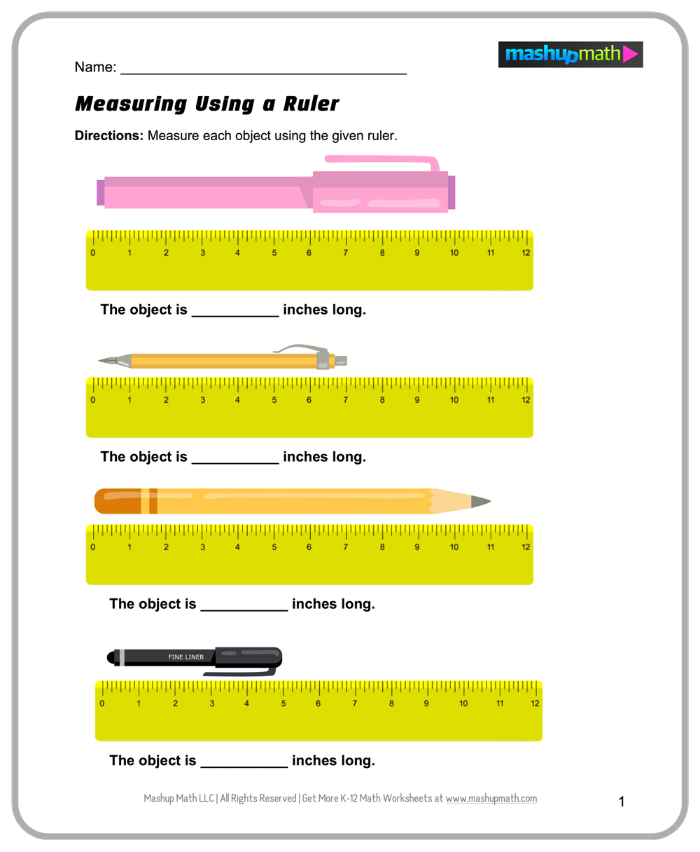 Free 2nd Grade Math Worksheets—Printable w/ Answers — Mashup Math