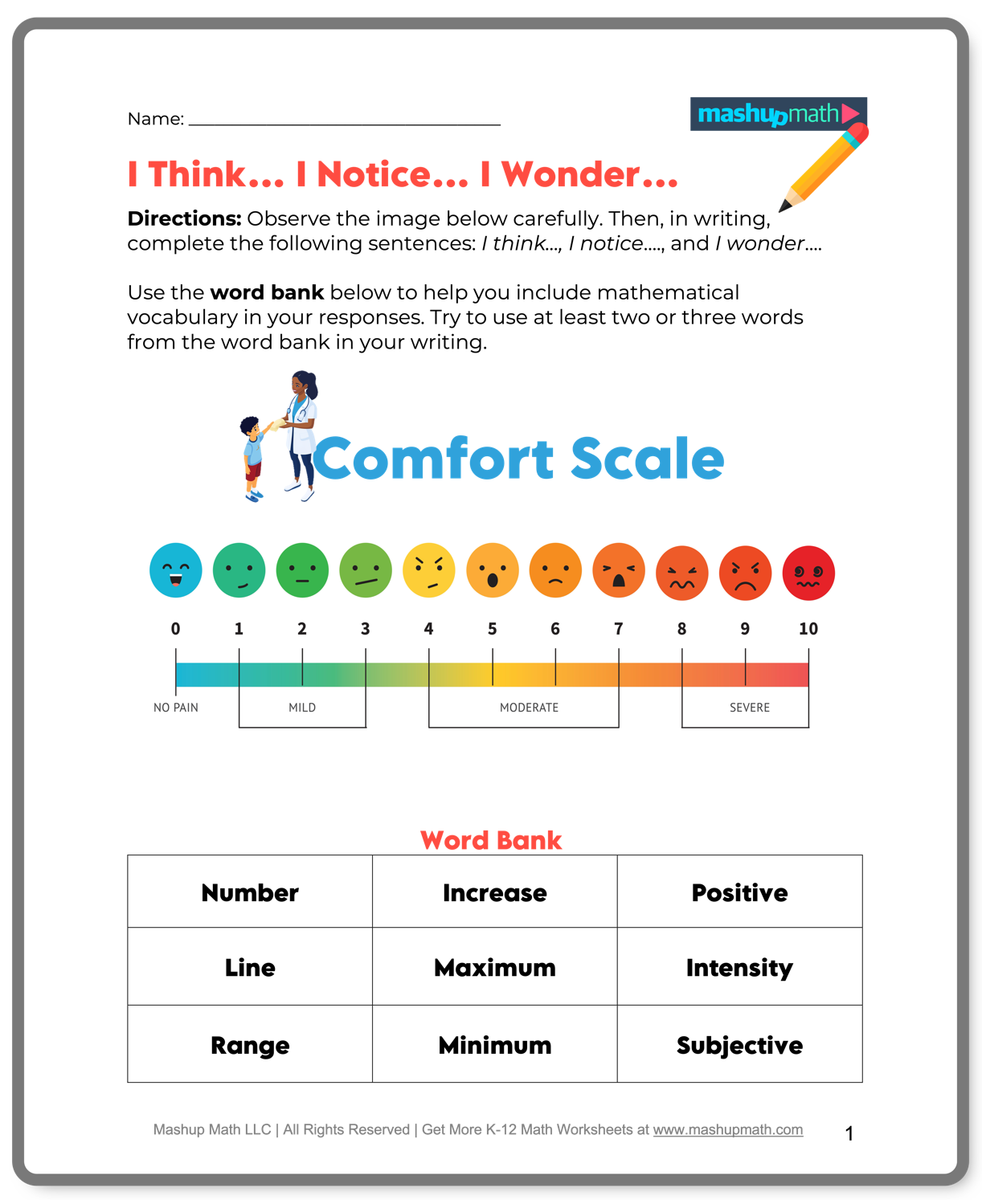 Think-Notice-Wonder — Mashup Math