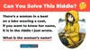 There's a Woman in a Boat Riddle—Answer and Explanation — Mashup Math