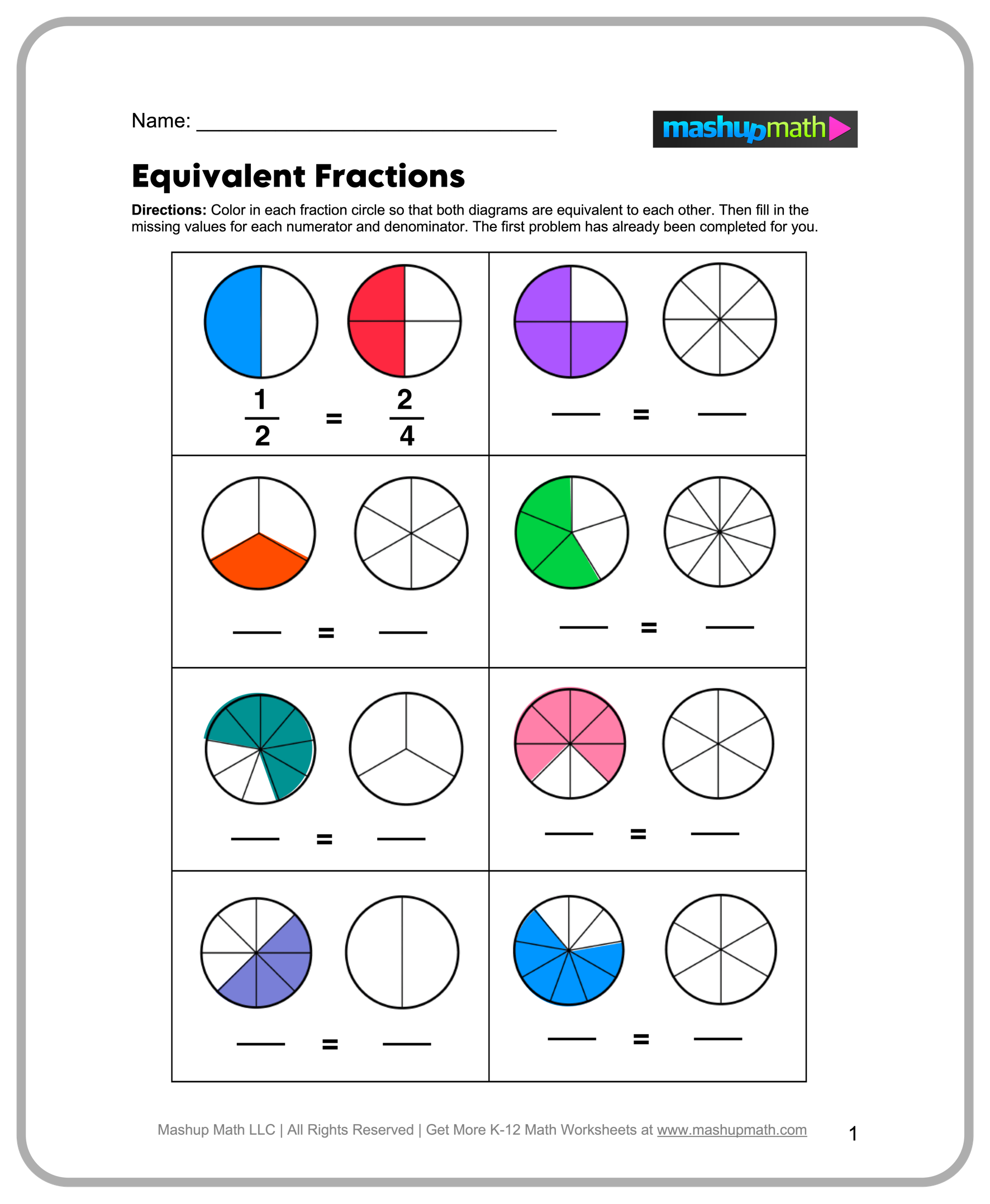 Free 3rd Grade Math Worksheets—Printable w/ Answers — Mashup Math