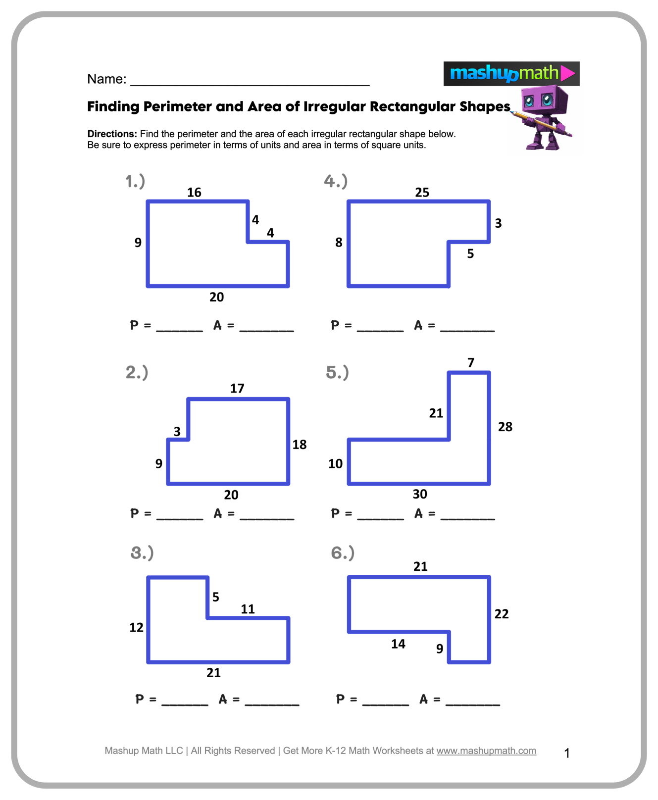 Free 5th Grade Math Worksheets—Printable w/ Answers — Mashup Math