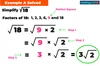 How to Simplify a Square Root in 3 Steps — Mashup Math