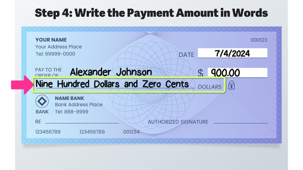 How to Write a Check—Explained with Examples — Mashup Math