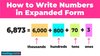 How to Write Numbers in Expanded Form — Mashup Math