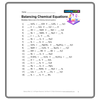 Balancing Equations Worksheet Library — Mashup Math
