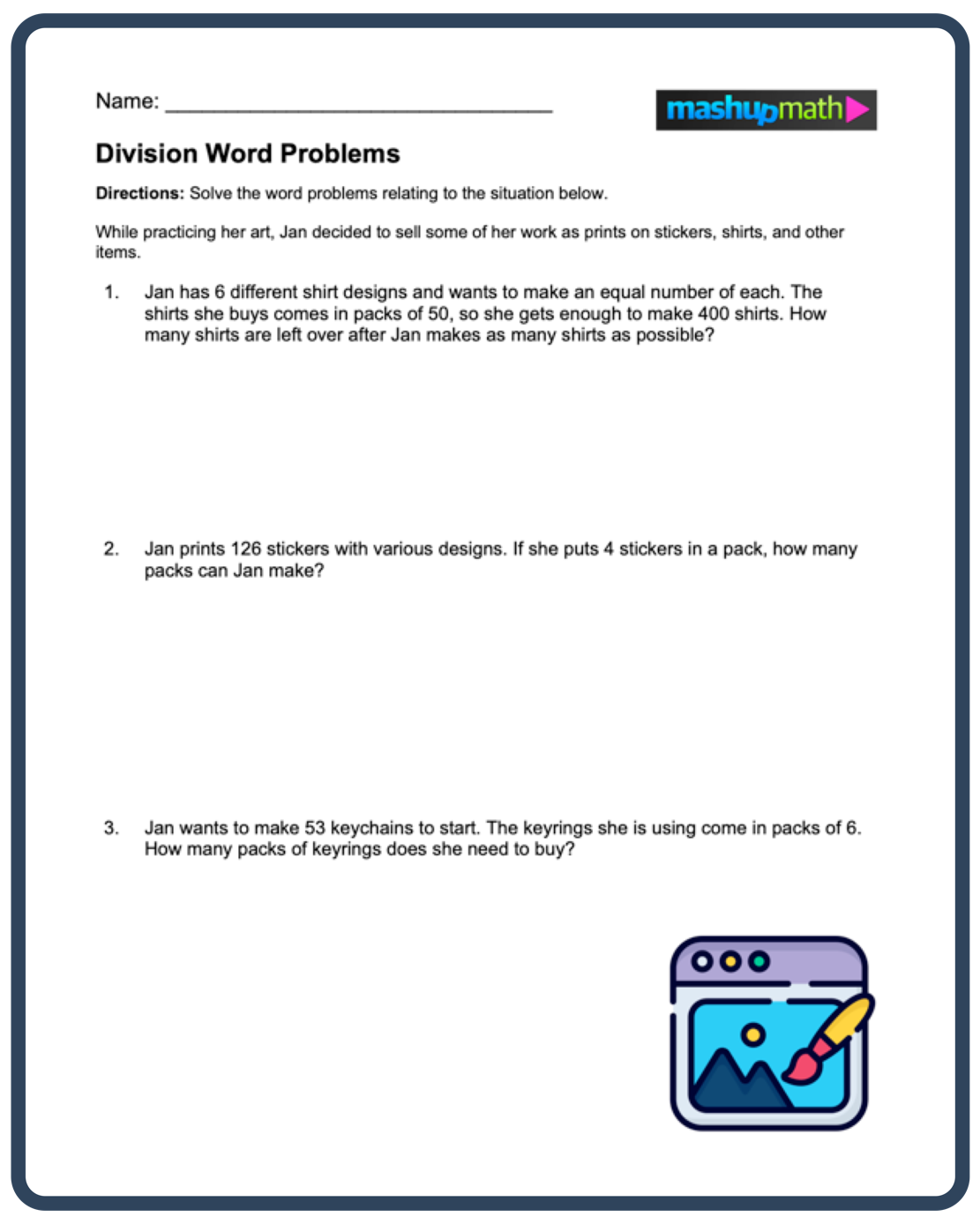 Division Word Problems Free Worksheets For Grades 3 5 Mashup Math Division Word Problems Free Worksheets For Grades 3 5 Mashup Math
