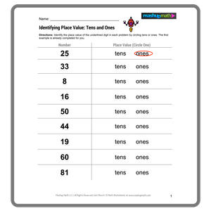 Free Place Value Worksheets—Printable with Answers — Mashup Math