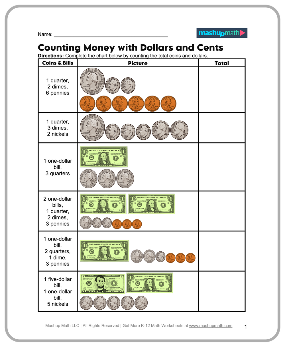 Free 3rd Grade Math Worksheets—Printable w/ Answers — Mashup Math