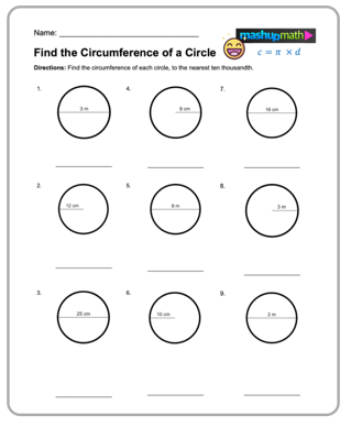 Free Geometry Worksheets—Printable w/ Answers — Mashup Math