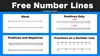 Free Blank Number Lines—All Grade Levels — Mashup Math