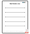 Free Blank Number Lines—All Grade Levels — Mashup Math