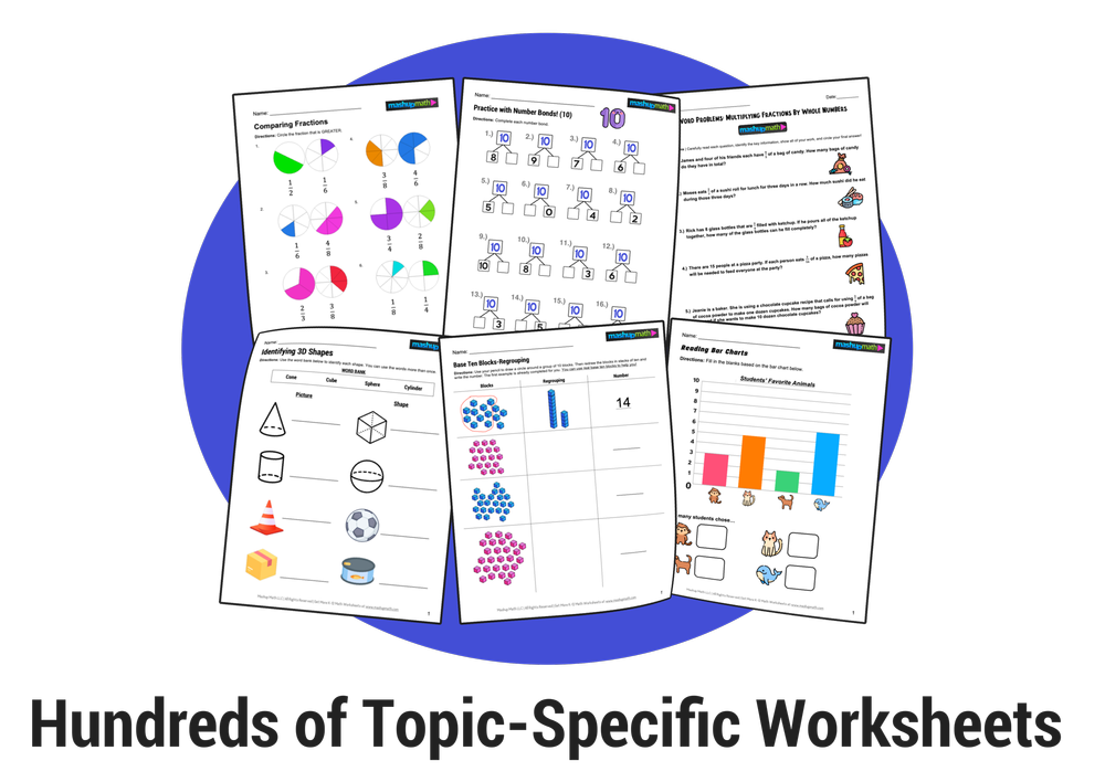 Landing Page - WORKSHEETS — Mashup Math