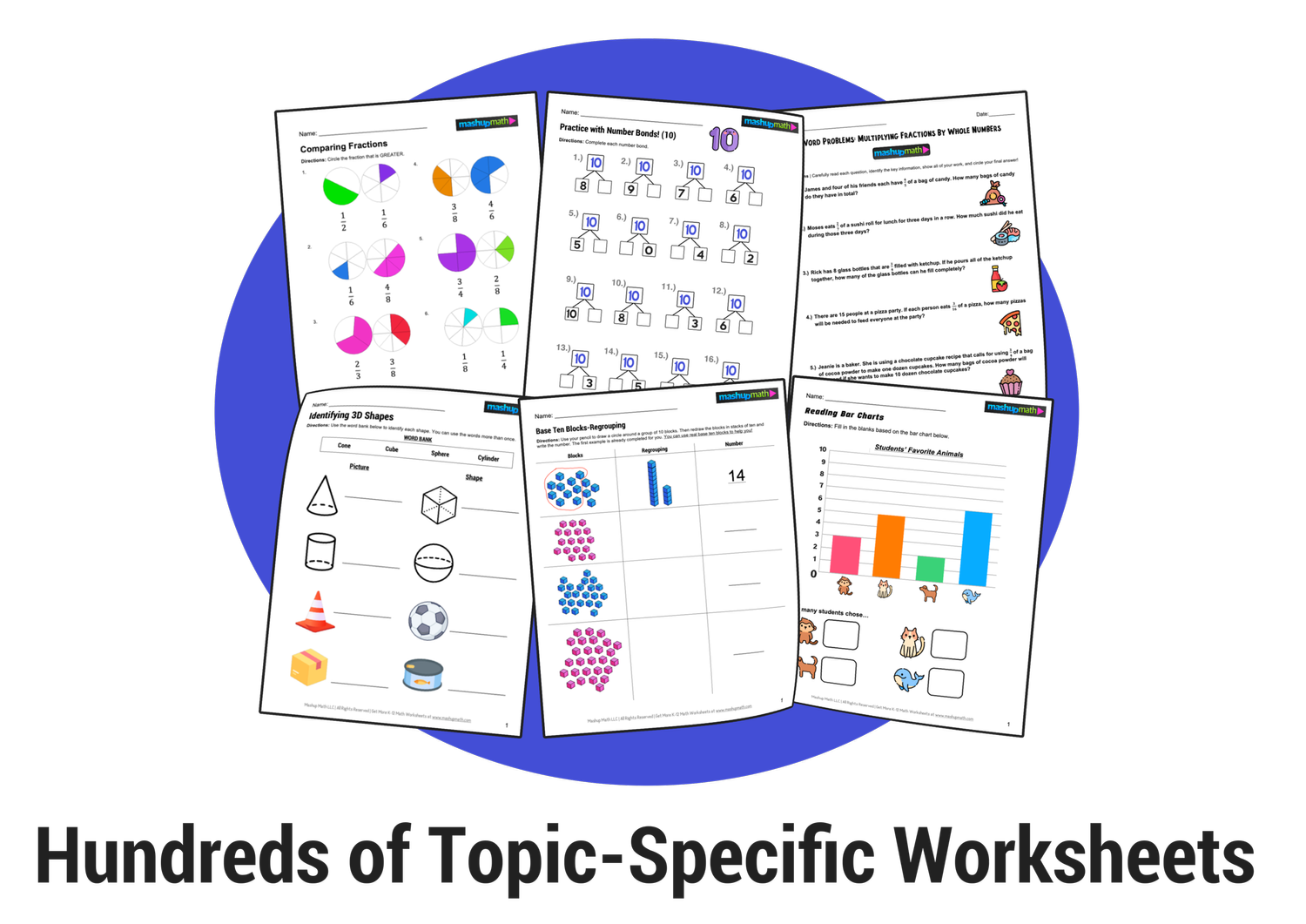 Landing Page - WORKSHEETS — Mashup Math