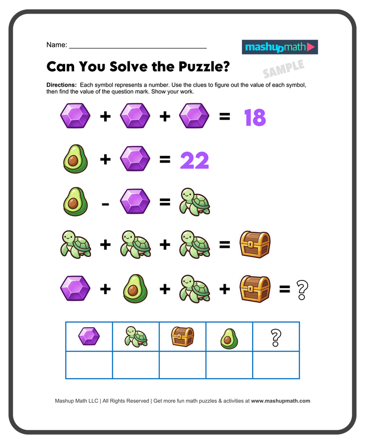 Puzzles — Mashup Math