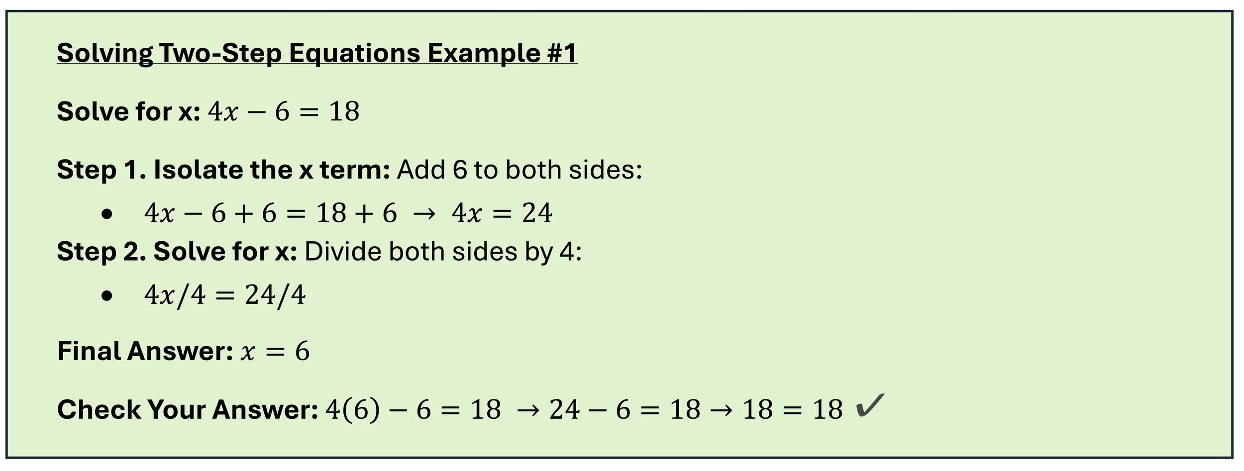Free Two Step Equations Worksheets — Mashup Math