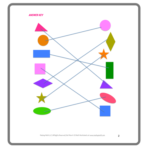 Free Shapes Worksheets—Printable — Mashup Math