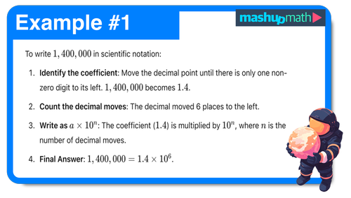 Free Scientific Notation Worksheet Library — Mashup Math