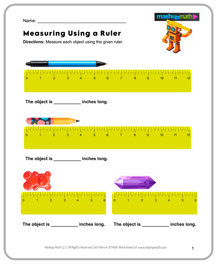 Free 4th Grade Math Worksheets—Printable — Mashup Math