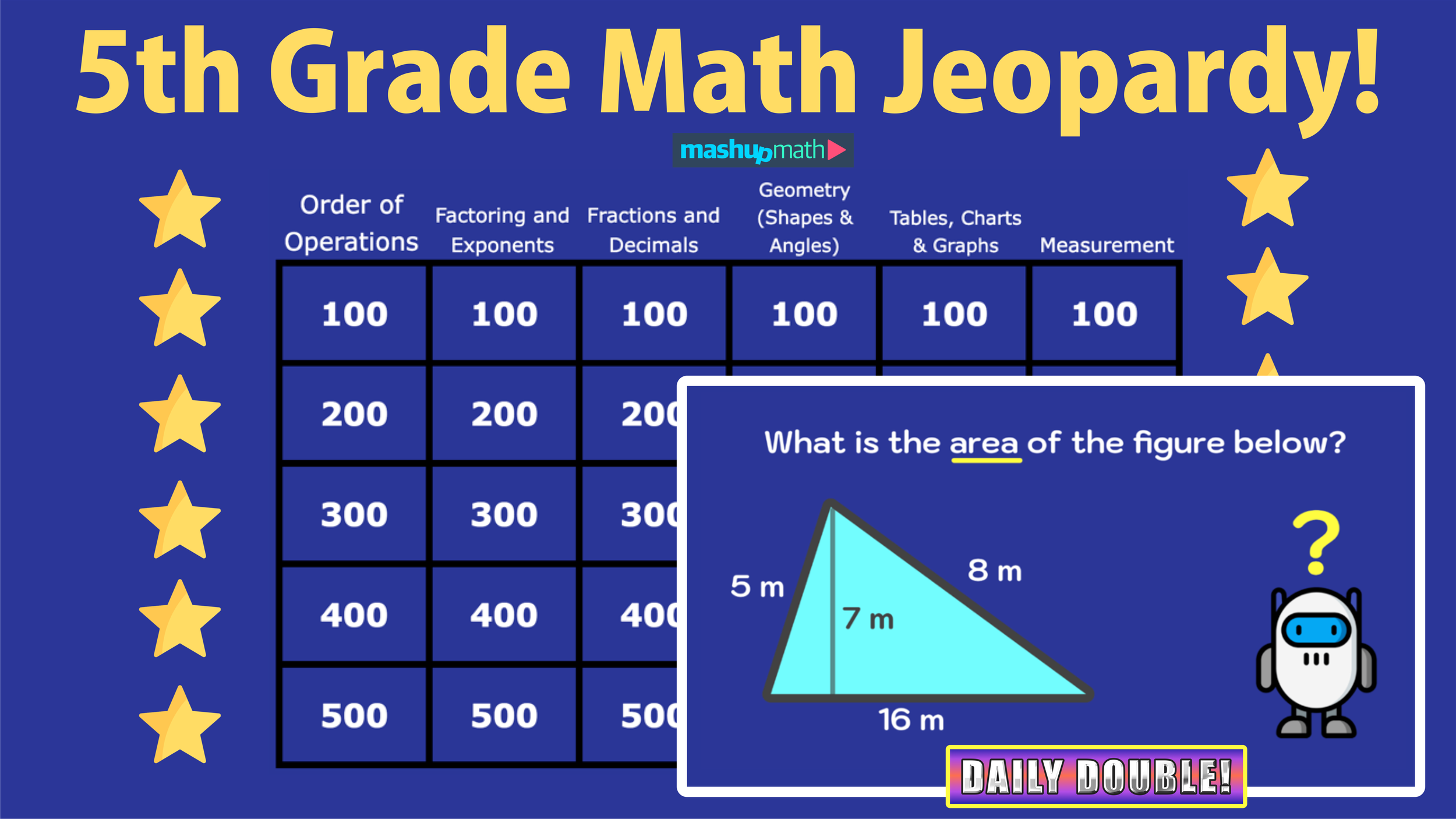 4th Grade Math Jeopardy Free Review Game Mashup Math 4th Grade Math Jeopardy Free Review Game Mashup Math